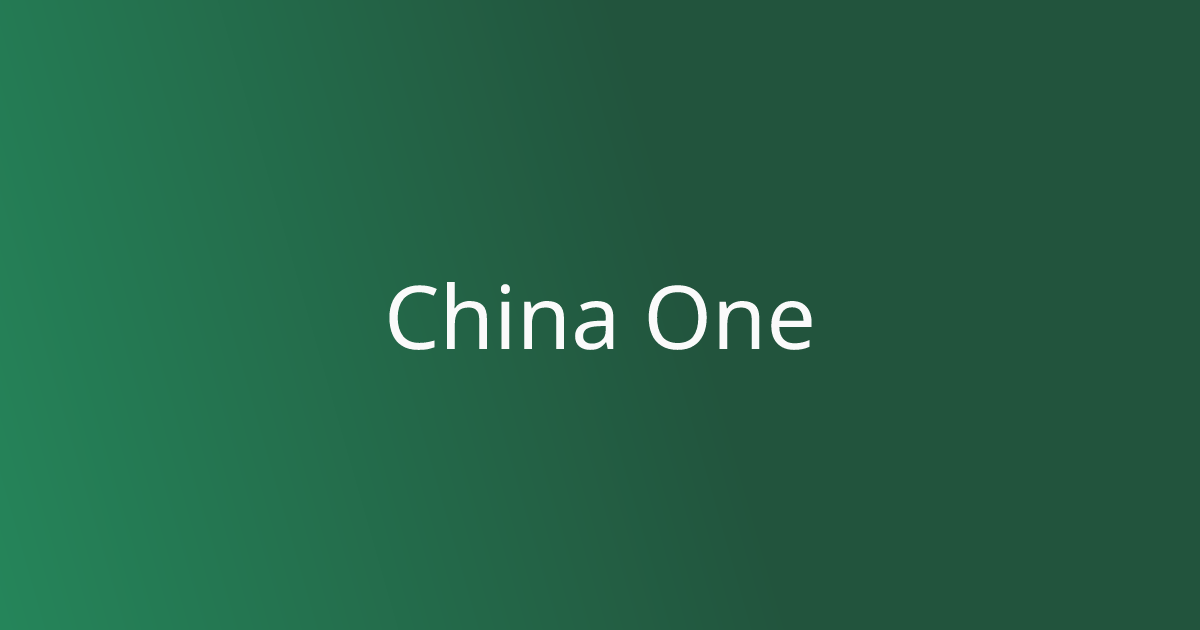 Best Chinese in Springfield, TN | China One | Order Online